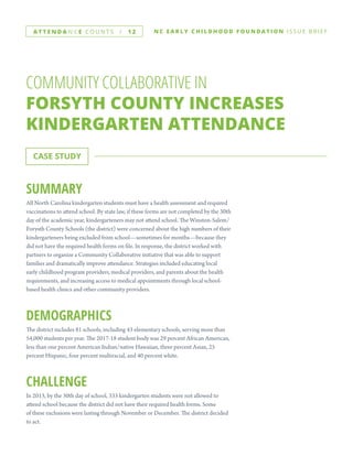 AttendaNCe Counts: What North Carolina School Districts are Doing to ...
