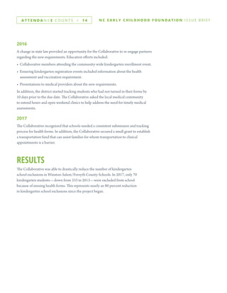 AttendaNCe Counts: What North Carolina School Districts are Doing to ...