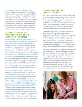 Science of reading and the paraprofessionals in the classroom | PDF