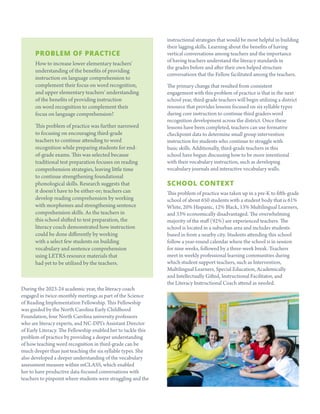 Lower and upper elementary — Attending to both sides of the reading ...