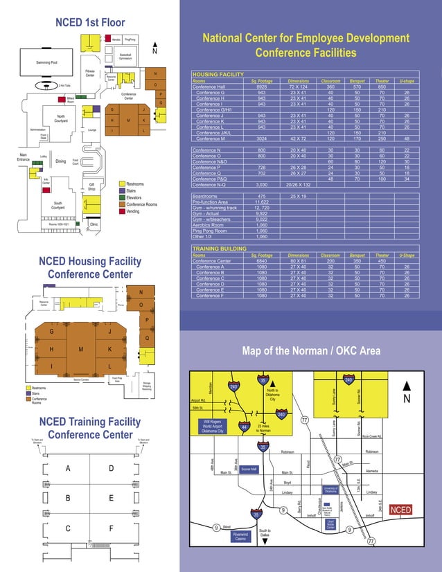 Nced Conference Center & Hotel E Sales Packet | PDF