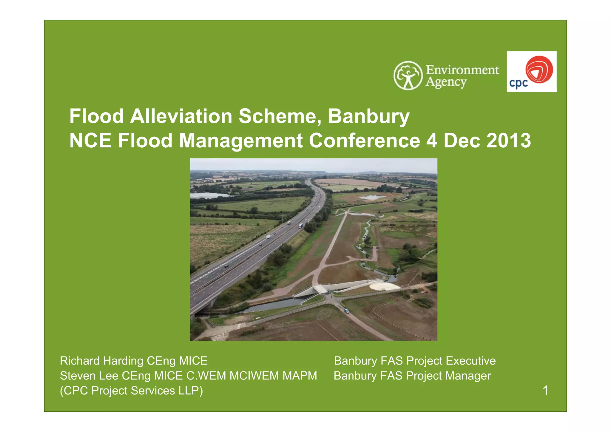 Flood Alleviation Scheme Banbury | PDF