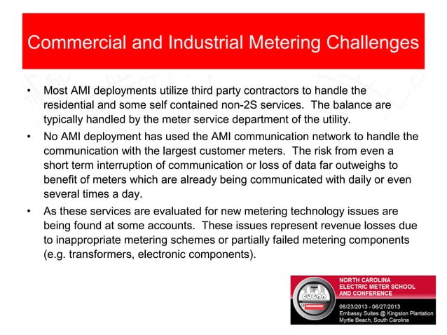 Meter Operations In a Post AMI World | PPT