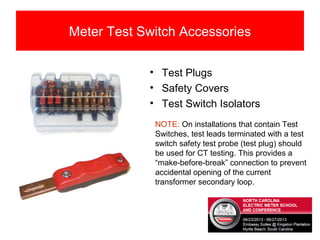 Test Switch Operation, Specification & Accessories | PPT
