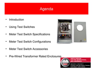 Test Switch Operation, Specification & Accessories | PPT