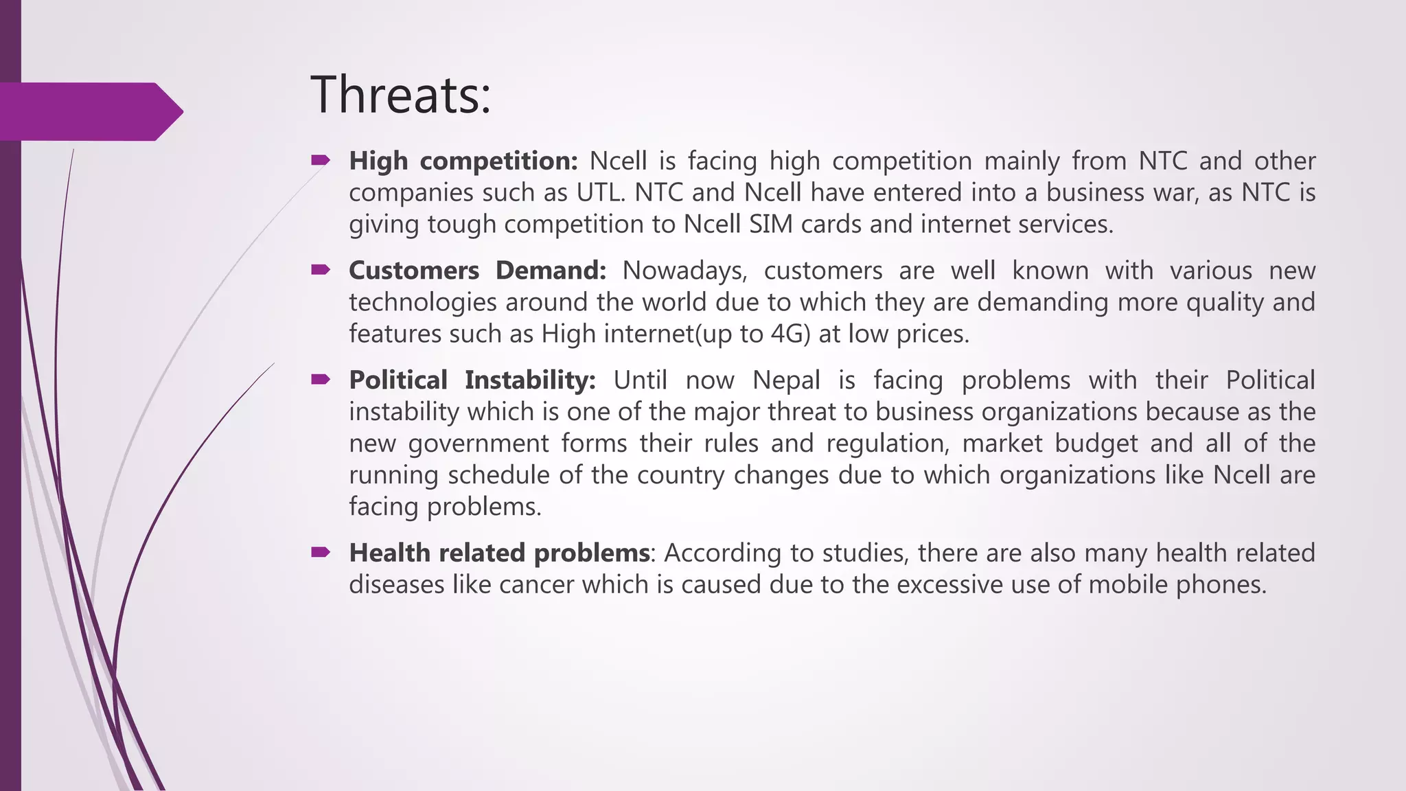 Ncell swot analysis | PPTX