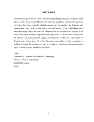Bachelor in Computer Engineering Minor Project " MULTI-LEARNING ...