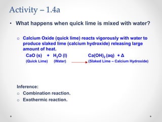 Ncert class 10 - science - chapter 1 - chemical reactions and equations ...