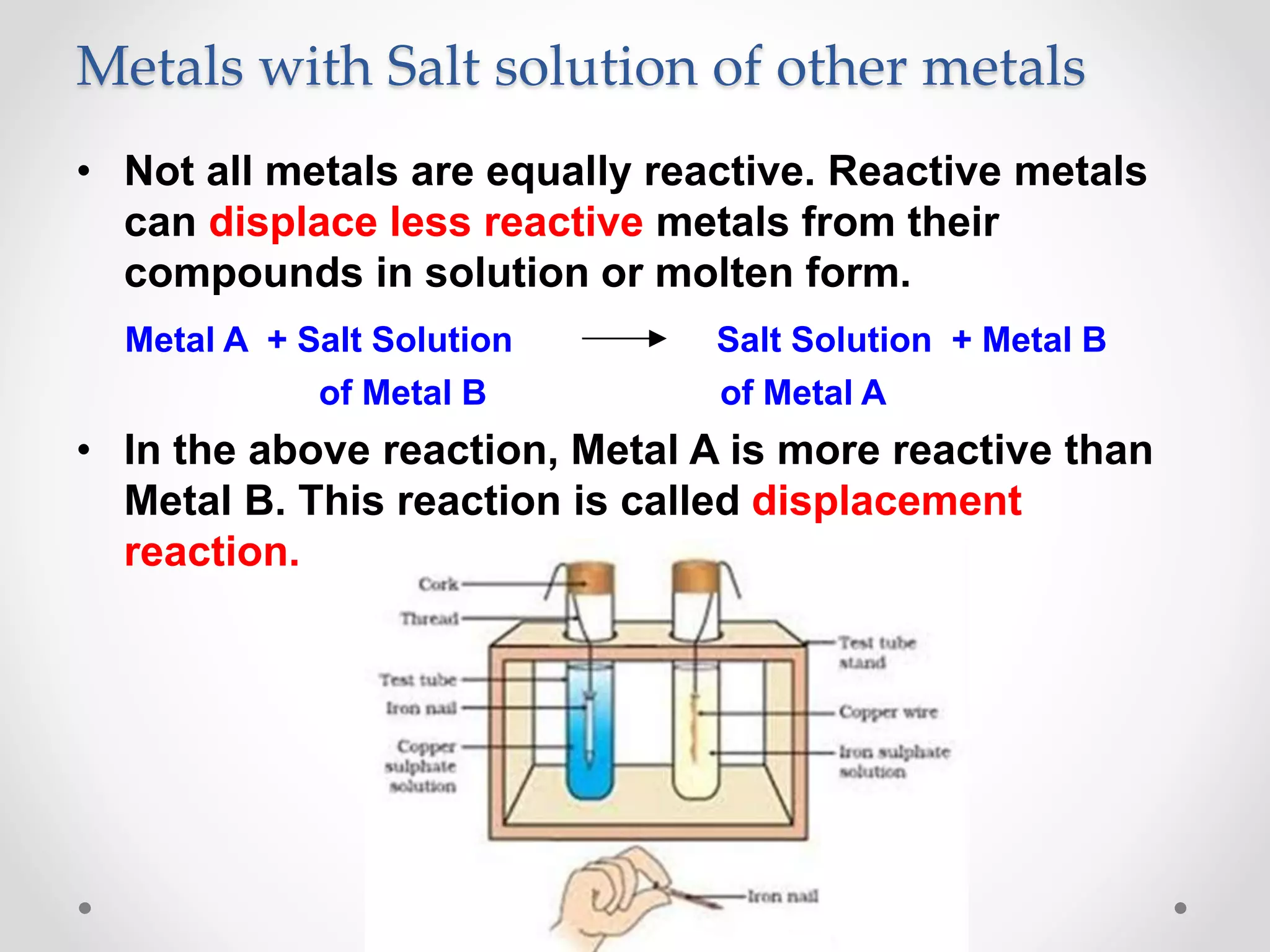 Ncert class 10 - science - chapter 3 - metals and non-metals | PPTX