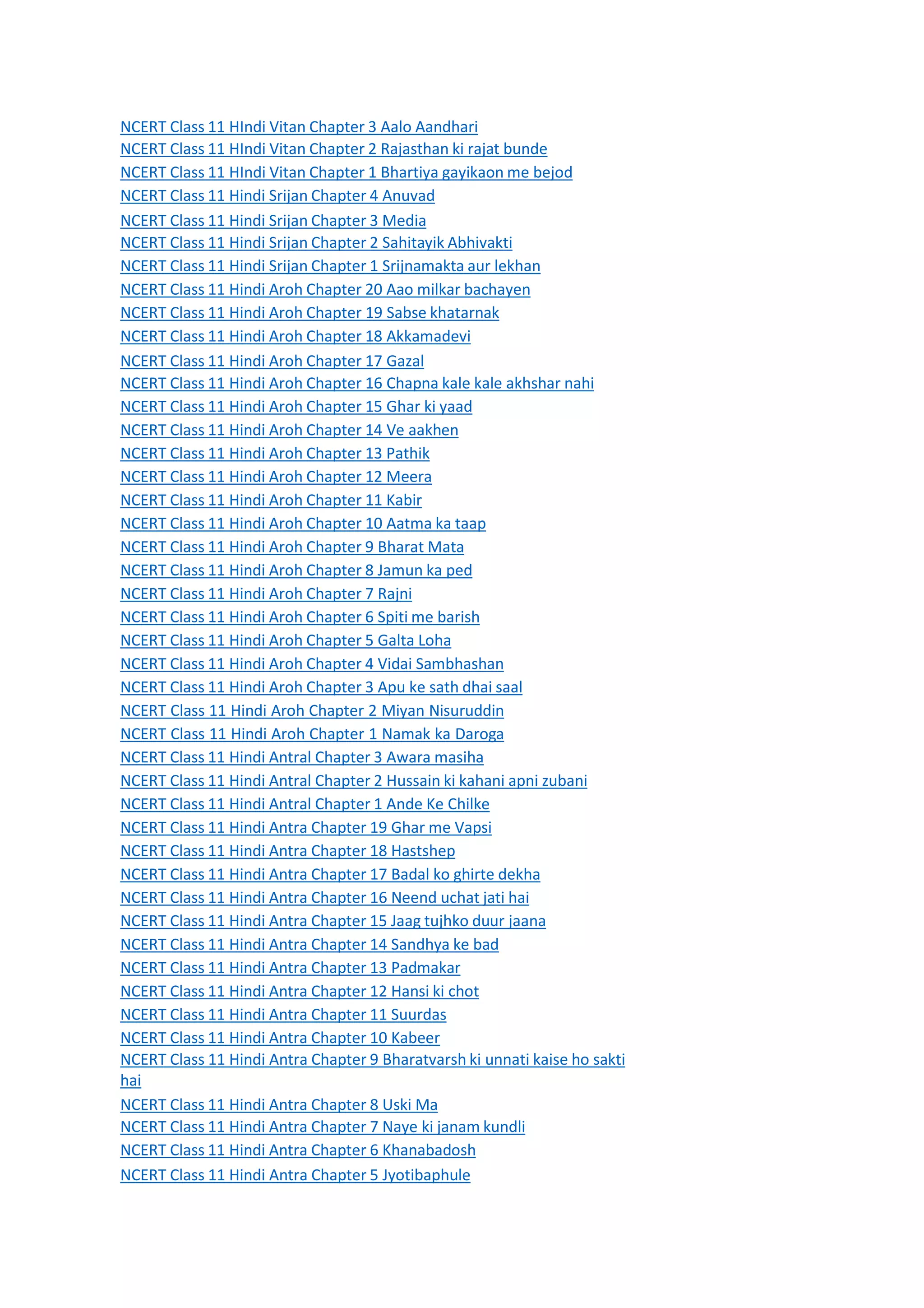 Ncert books class 11 hindi | PPTX