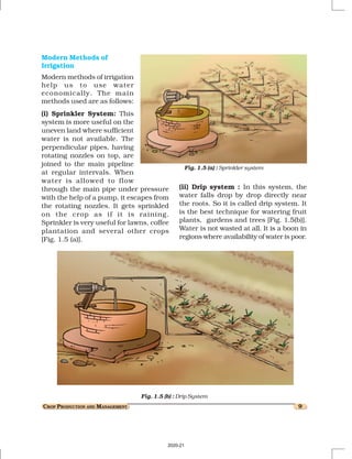 NCERT CHAPTER: CROP PRODUCTION & MANAGEMENT | PDF