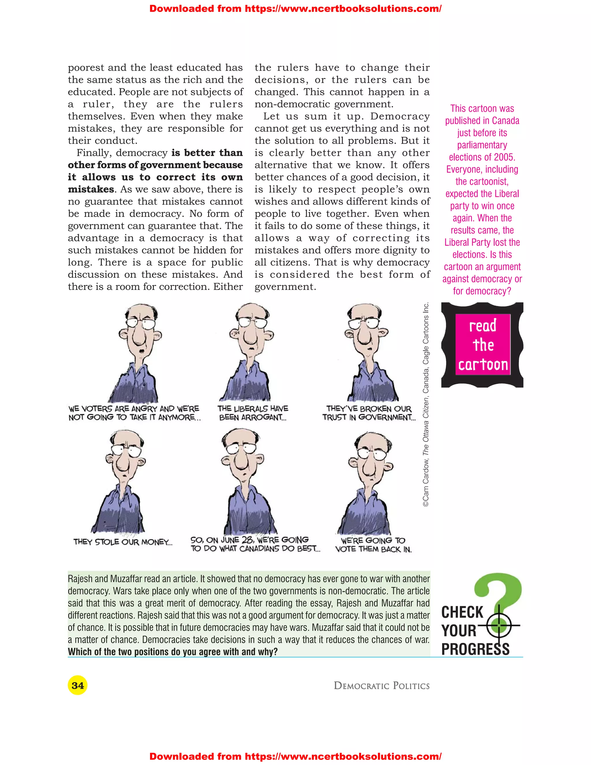 NCERT Class 9 Political Science What is Democracy.pdf