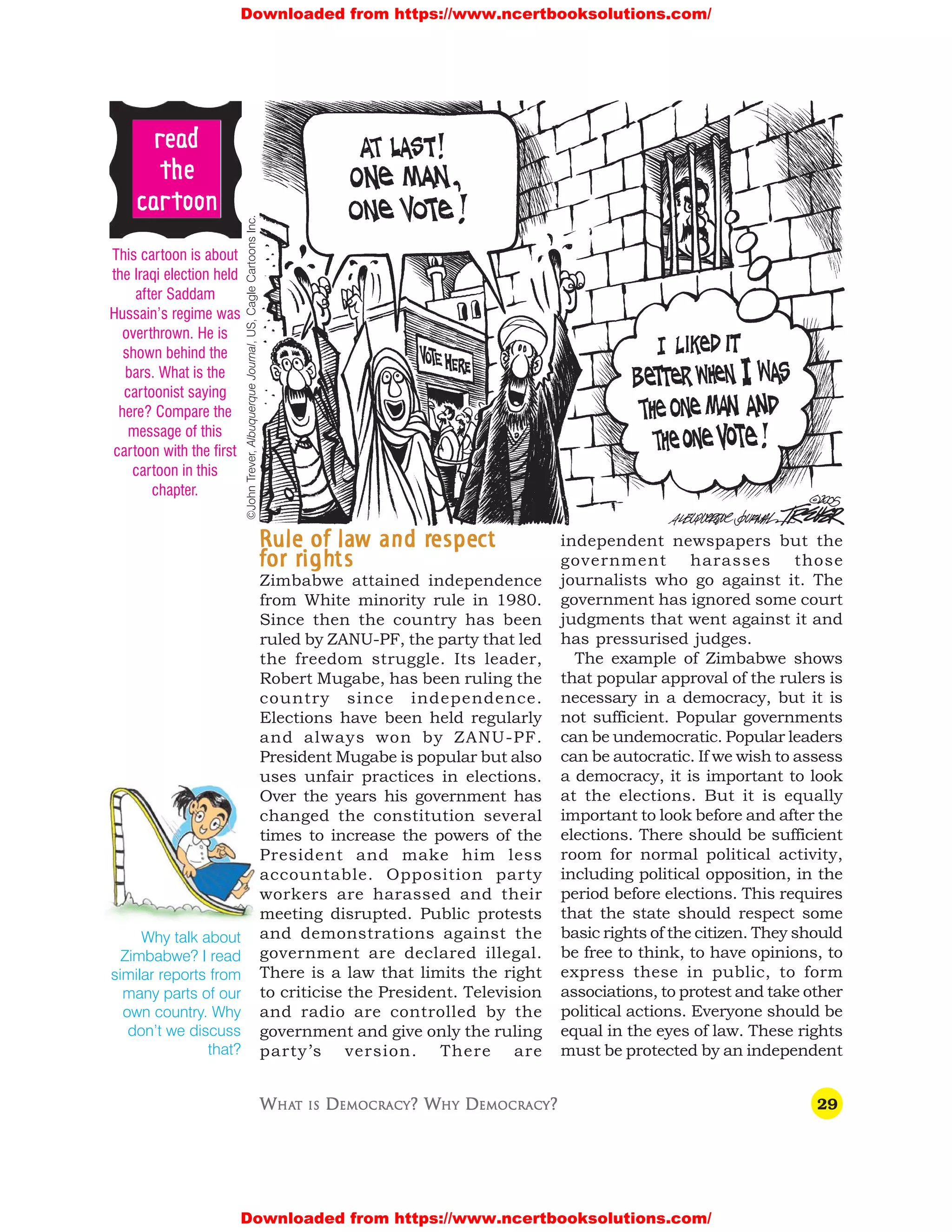 NCERT Class 9 Political Science What is Democracy.pdf