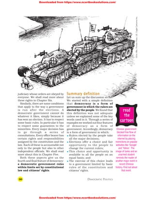 NCERT Class 9 Political Science What is Democracy.pdf