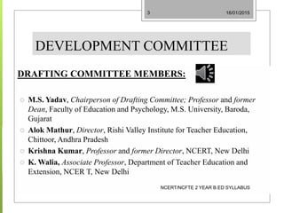 NCERT India VISION For B.ED (2 YRS. ) | PDF