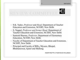 NCERT India VISION For B.ED (2 YRS. ) | PDF