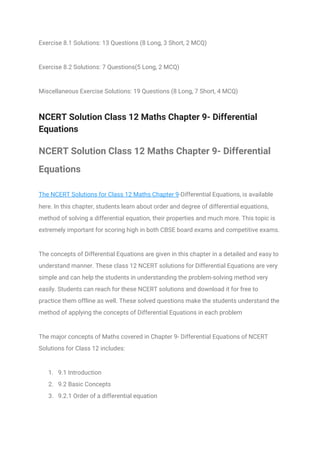 Ncert solutions class 12 maths | PDF