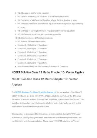Ncert solutions class 12 maths | PDF
