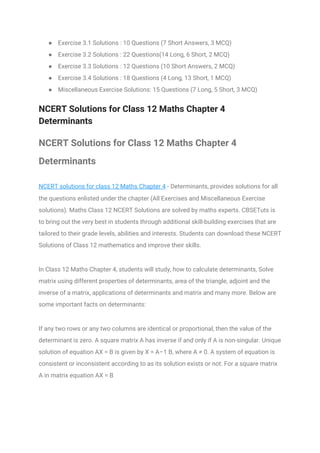 Ncert solutions class 12 maths | PDF