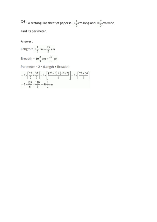 Class 7 Maths Chapter 2 Fractions And Decimals Exercise 2 1 Pdf