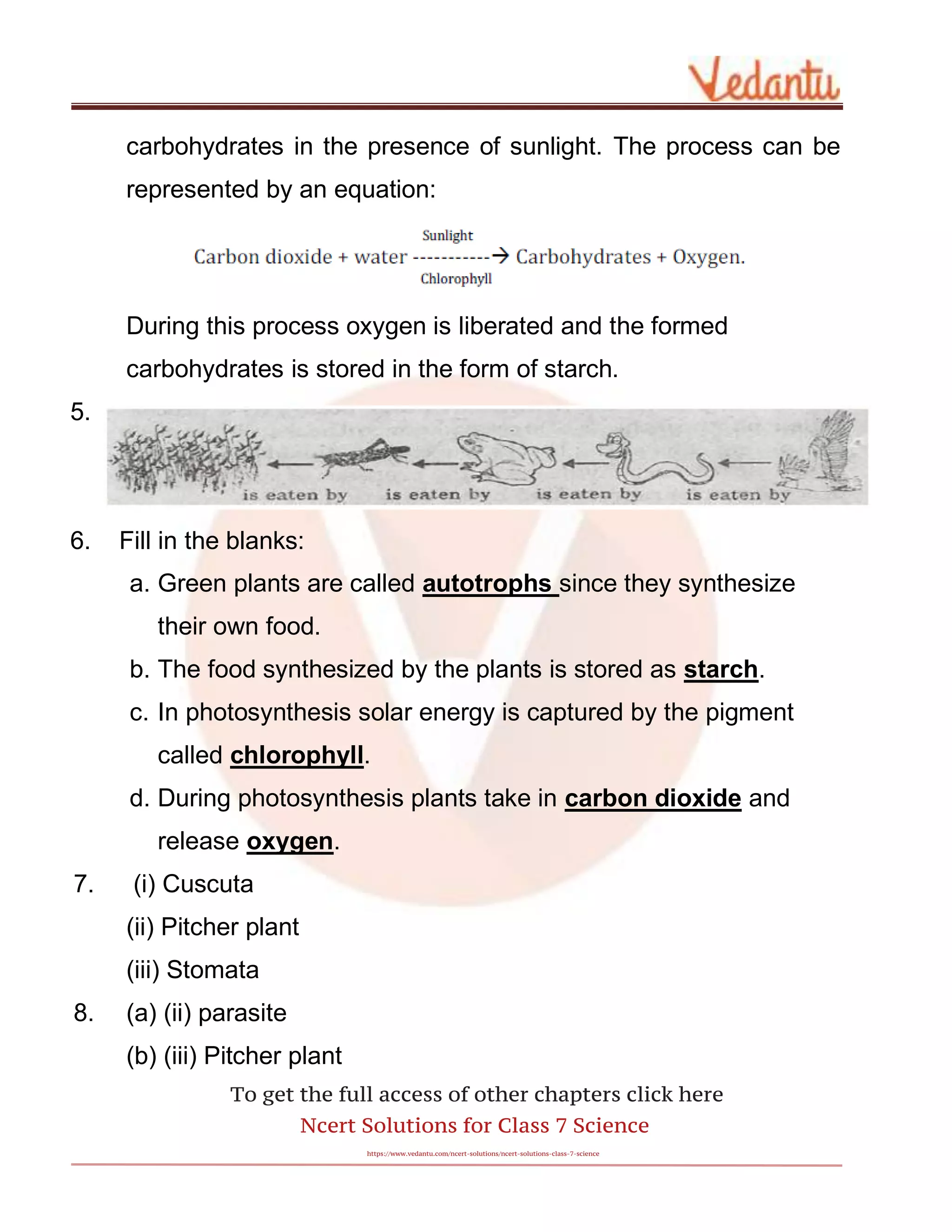 Ncert Solutions for Class 7 Science | PDF