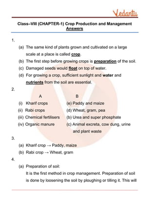 Ncert Solutions for Class 8 Science | PDF
