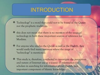Hadith and website | PPT
