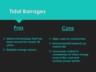 Tidal Energy | PPTX