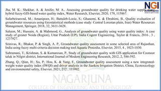 Quality and quantity analysis of ground water and surface water | PPTX