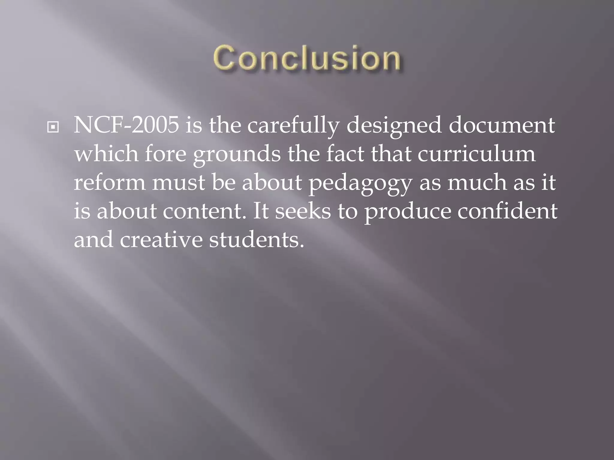 Ncf 2005 | PPT
