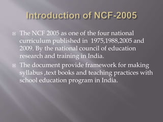 Ncf 2005 | PPT