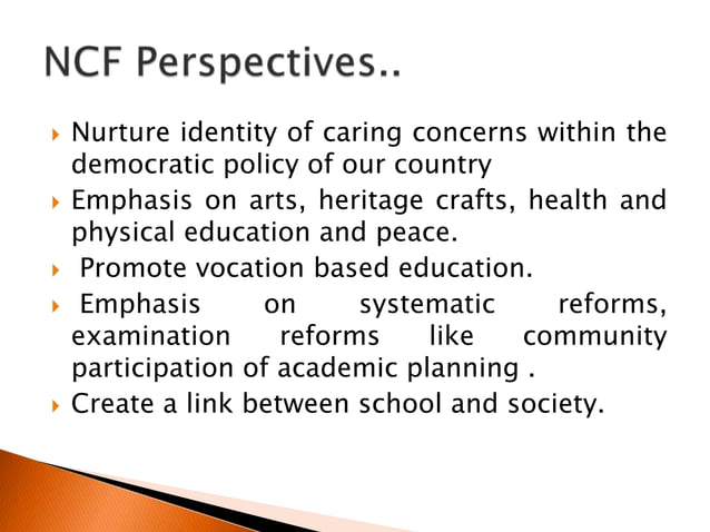NCF | PPT