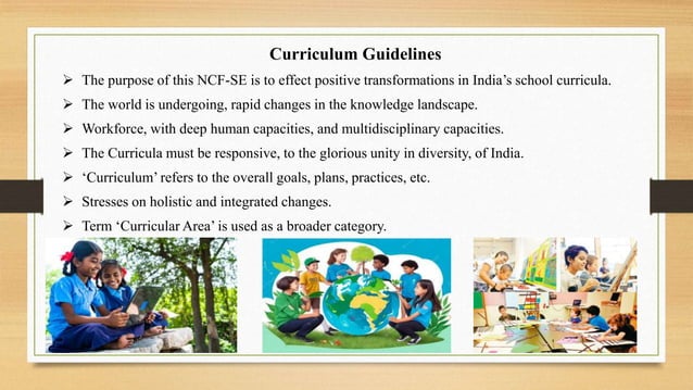 NCF-SE-2023 ( National Curriculum Framework School Education | PPTX ...