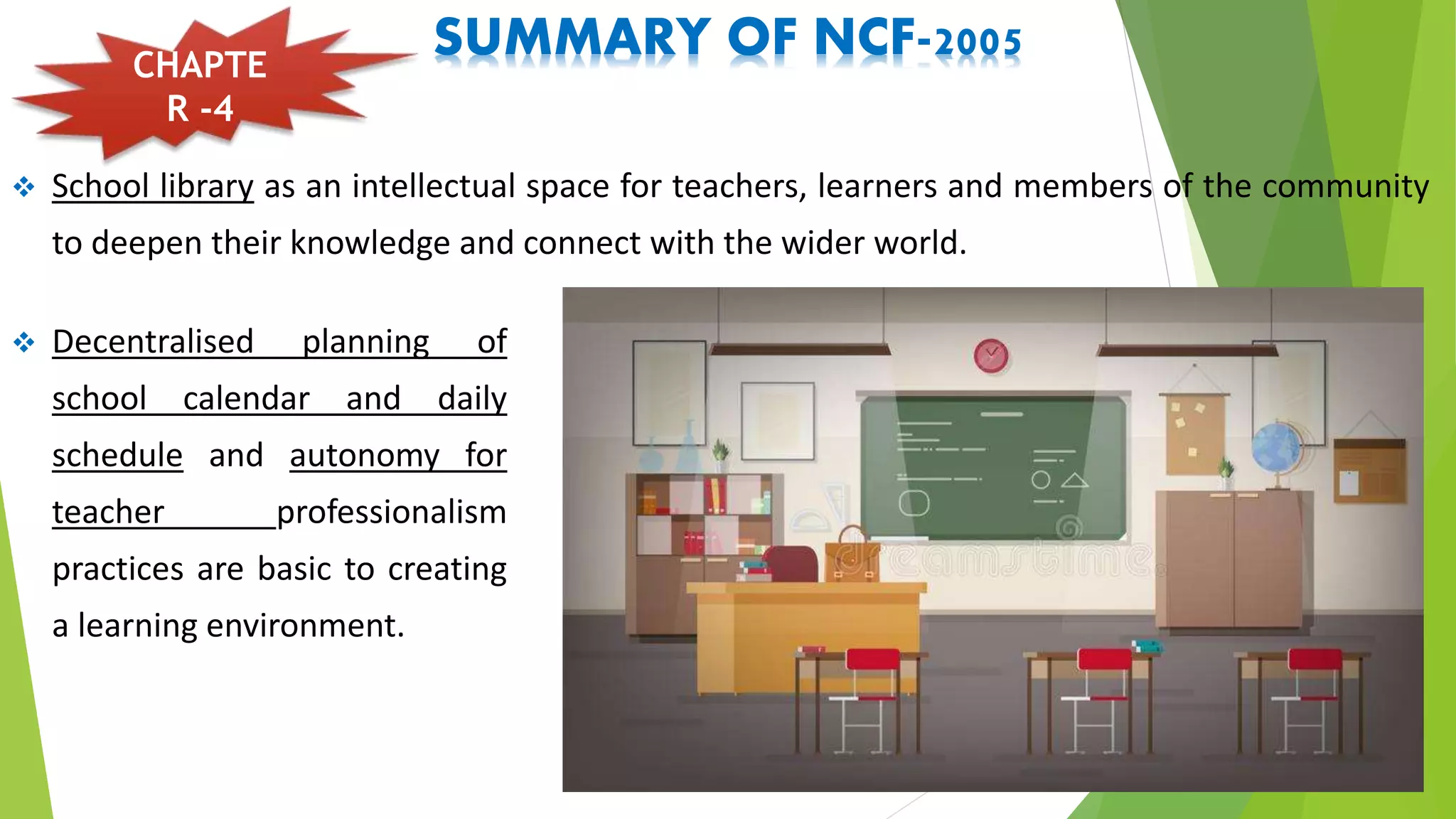NATIONAL CURRICULUM FRAMEWORK - 2005 | PPTX