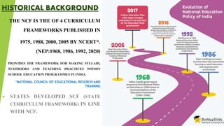 NATIONAL CURRICULUM FRAMEWORK - 2005 | PPTX
