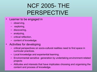 Ncf 2005 and_teaching_at_elementary_level-1 | PPT