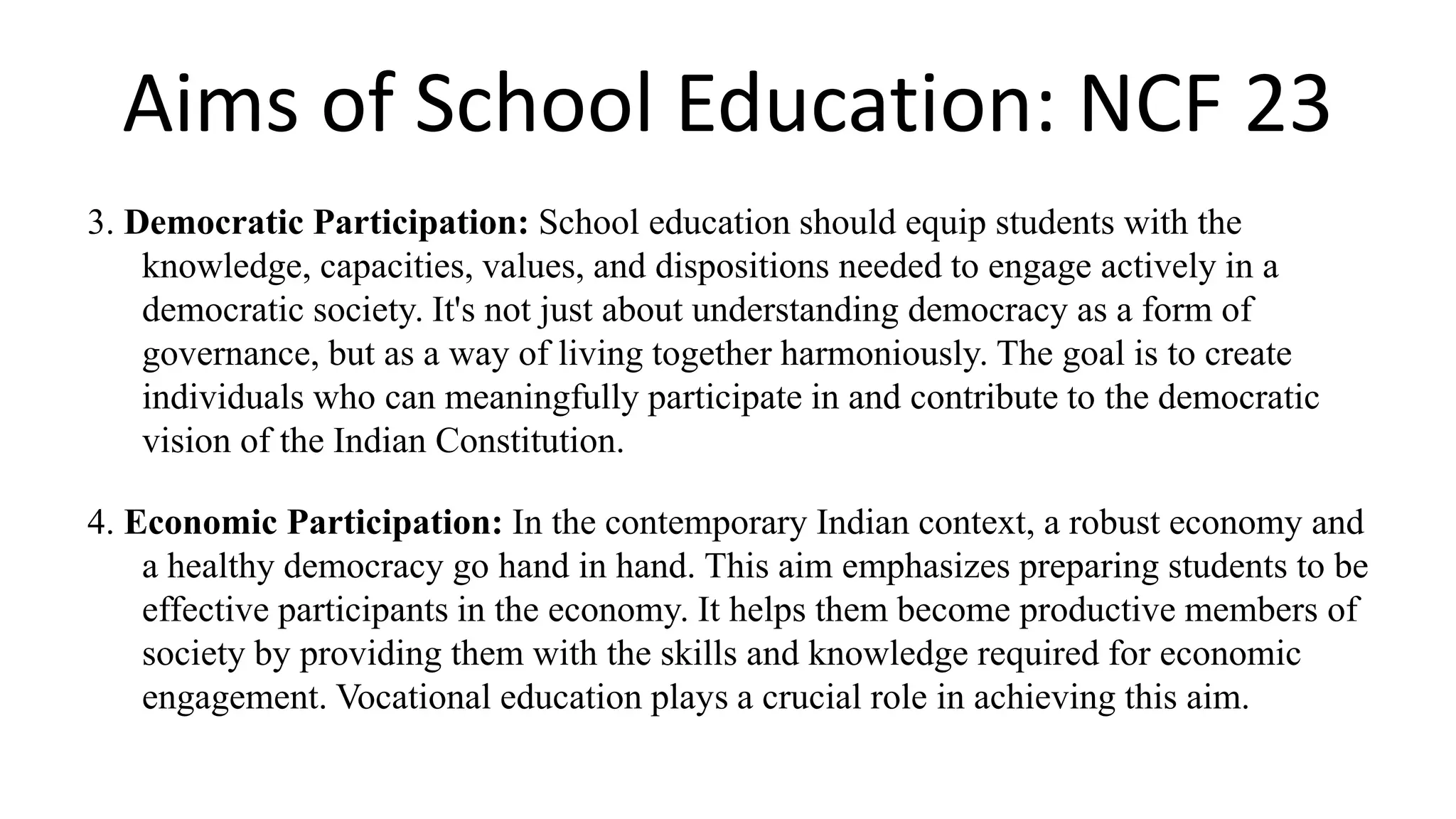 NCF 2023: National Curriculum Framework 2023 | PPTX