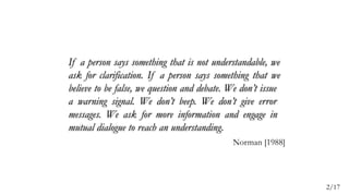 Natural Conversation Framework | PDF