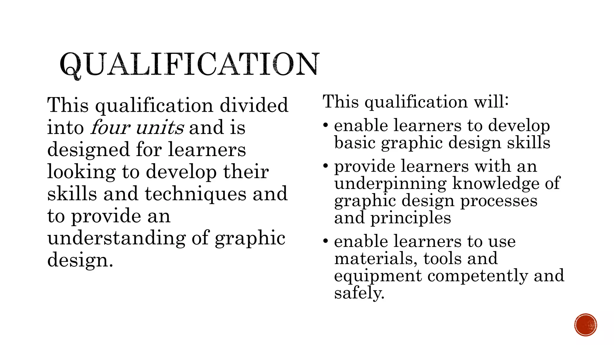Ncfe level 1 award in graphic design | PPTX
