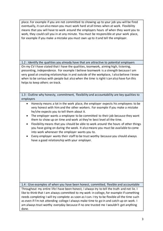 Ncfe level 1 award in employability skills booklet | DOCX