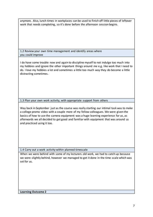 Ncfe level 1 award in employability skills booklet (1) | DOCX | Resume ...