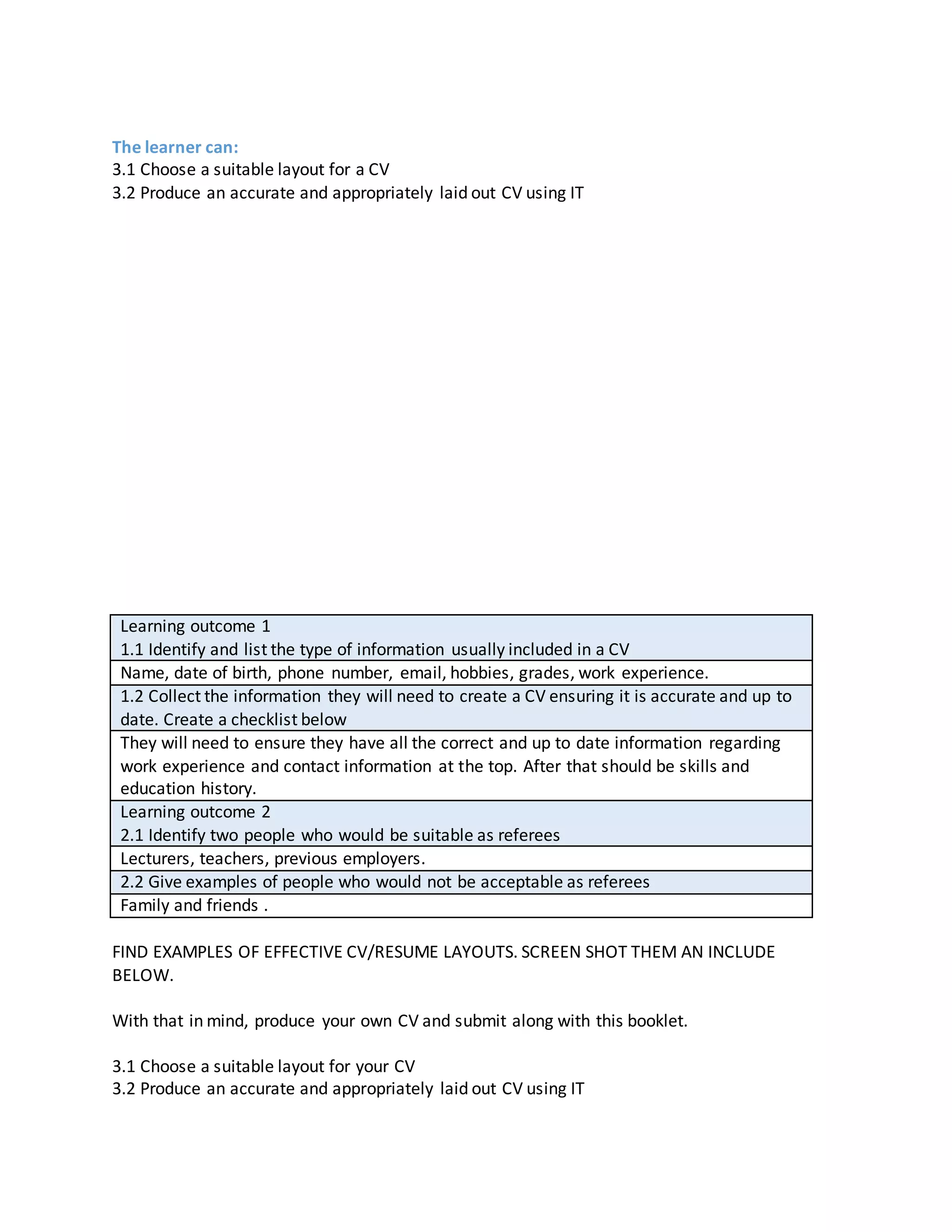 Ncfe level 1 award in employability skills booklet complete | DOCX
