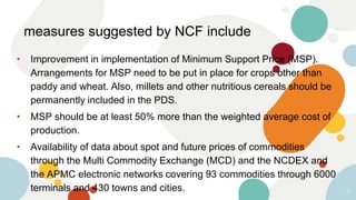 N.C.F (swaminathan report) | PPTX