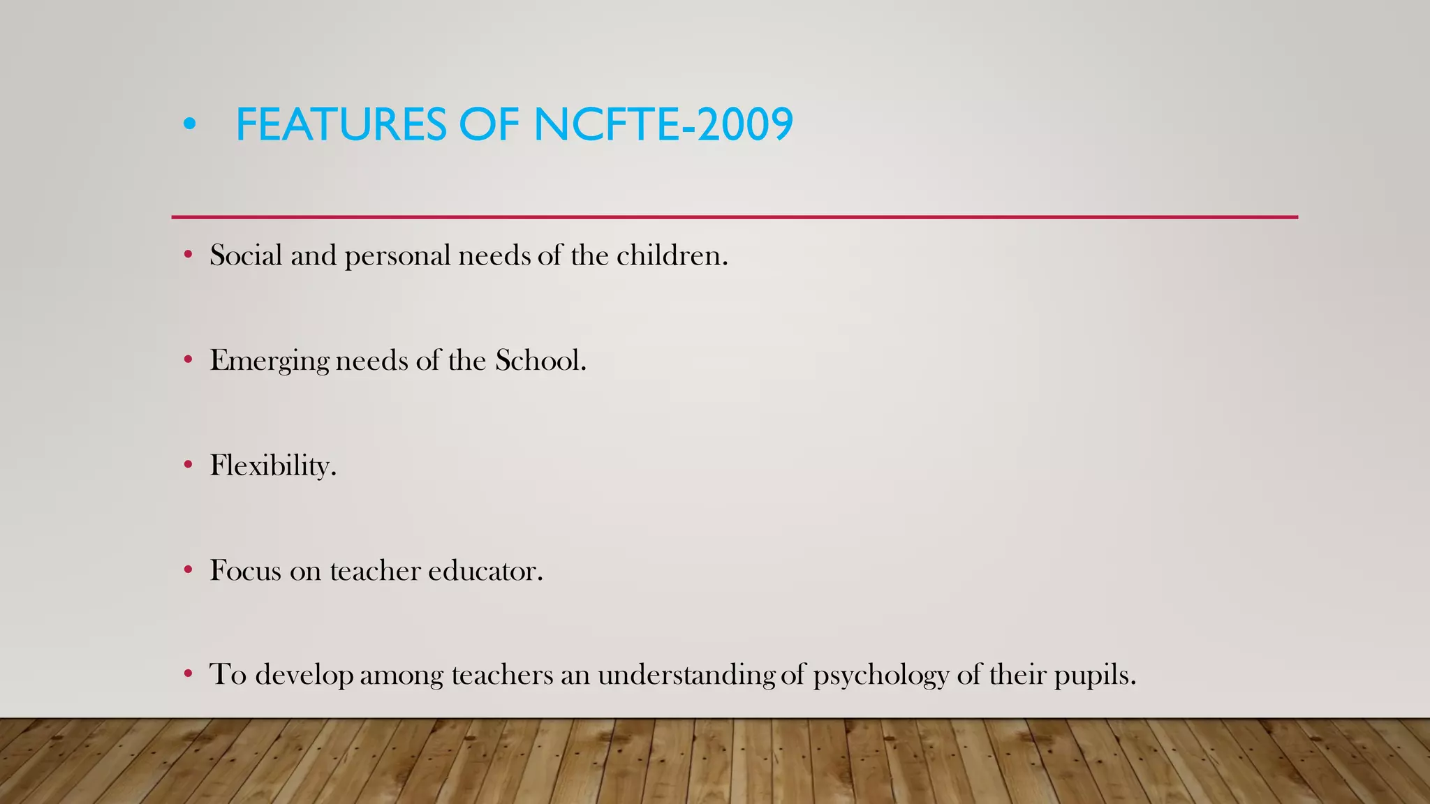 Ncfte- 2009 (National Curriculum Framework for Teacher Education) | PDF