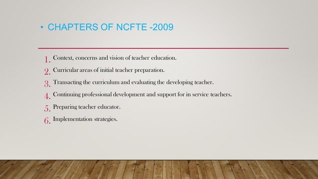 Ncfte- 2009 (National Curriculum Framework for Teacher Education) | PDF