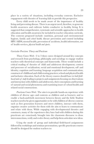 National Curriculum Framework for Teacher Education,2010 | PDF