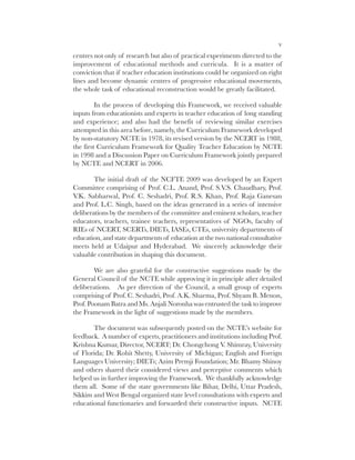 National Curriculum Framework for Teacher Education,2010 | PDF