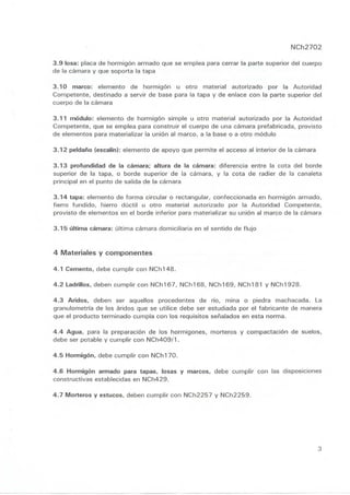 NCh 2702 camaras de inspeccion domiciliaria | PDF