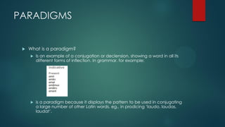 Paradigms chapter 10 | PDF