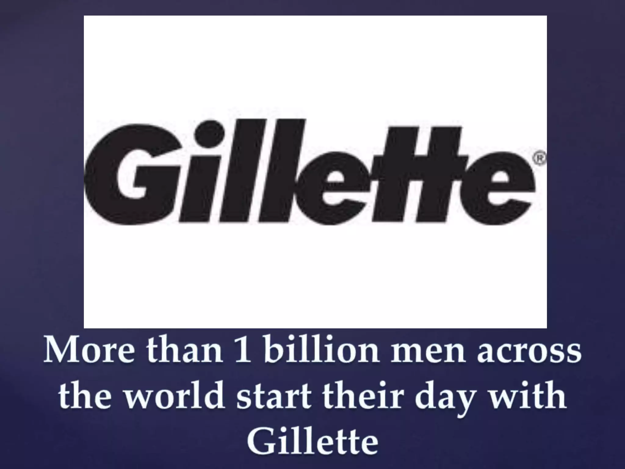 Gillette Marketing stratgy | PPTX
